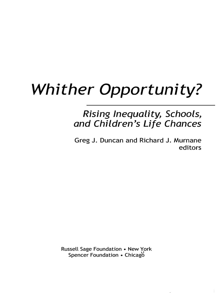 The Widening Academic Achievement Gap Between The Rich and The Poor ...