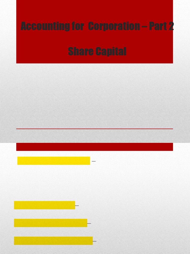 Accounting For Corporation For LMS - Part 2 | PDF | Treasury Stock ...