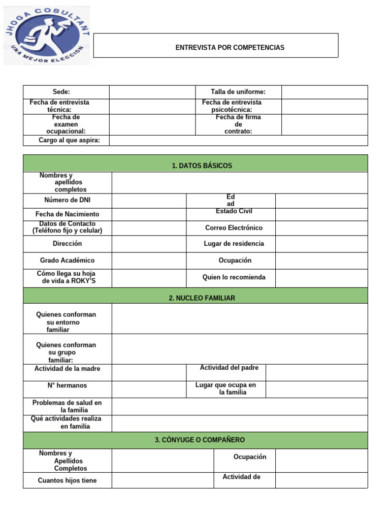 Formato de Entrevista | PDF