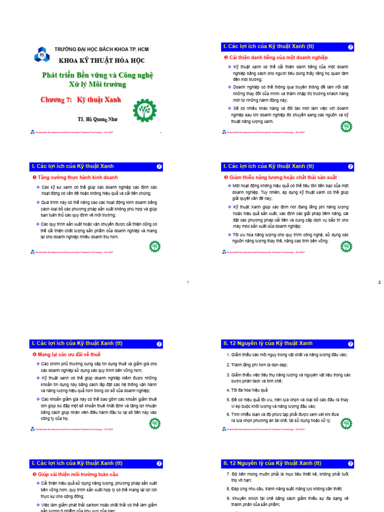 PTBV CHƯƠNG 7 Fall 2023 | PDF