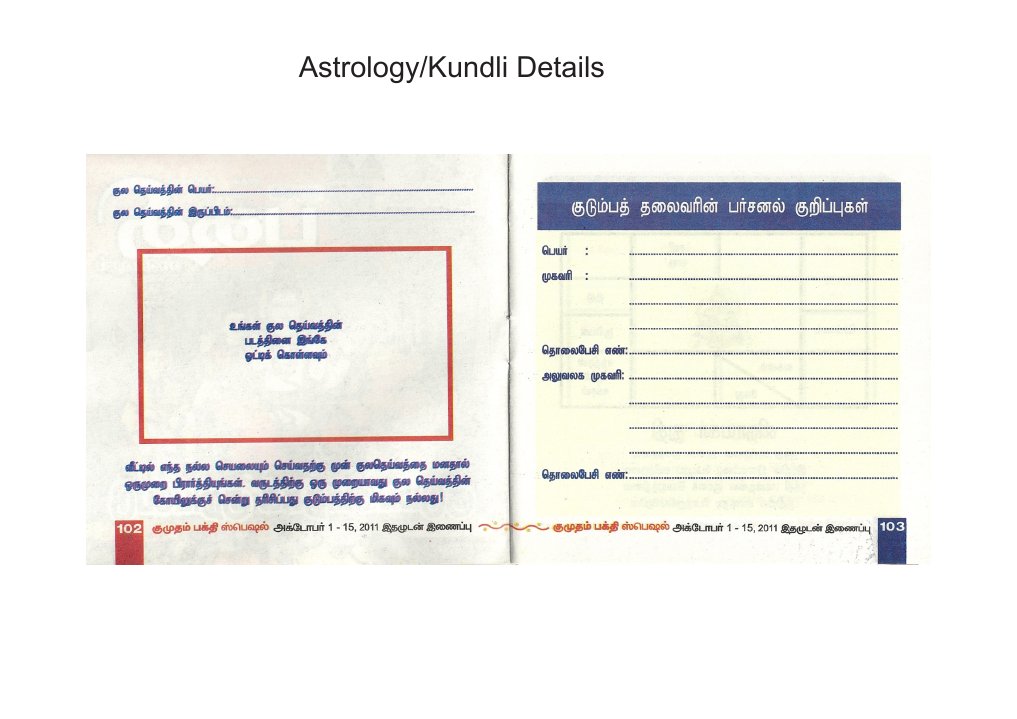 Kundli Template | PDF