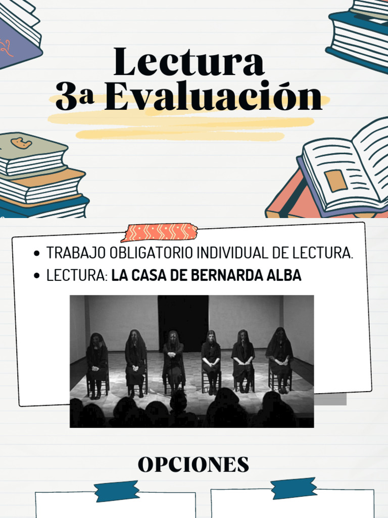Trabajo de lectura La casa de Bernarda Alba | PDF