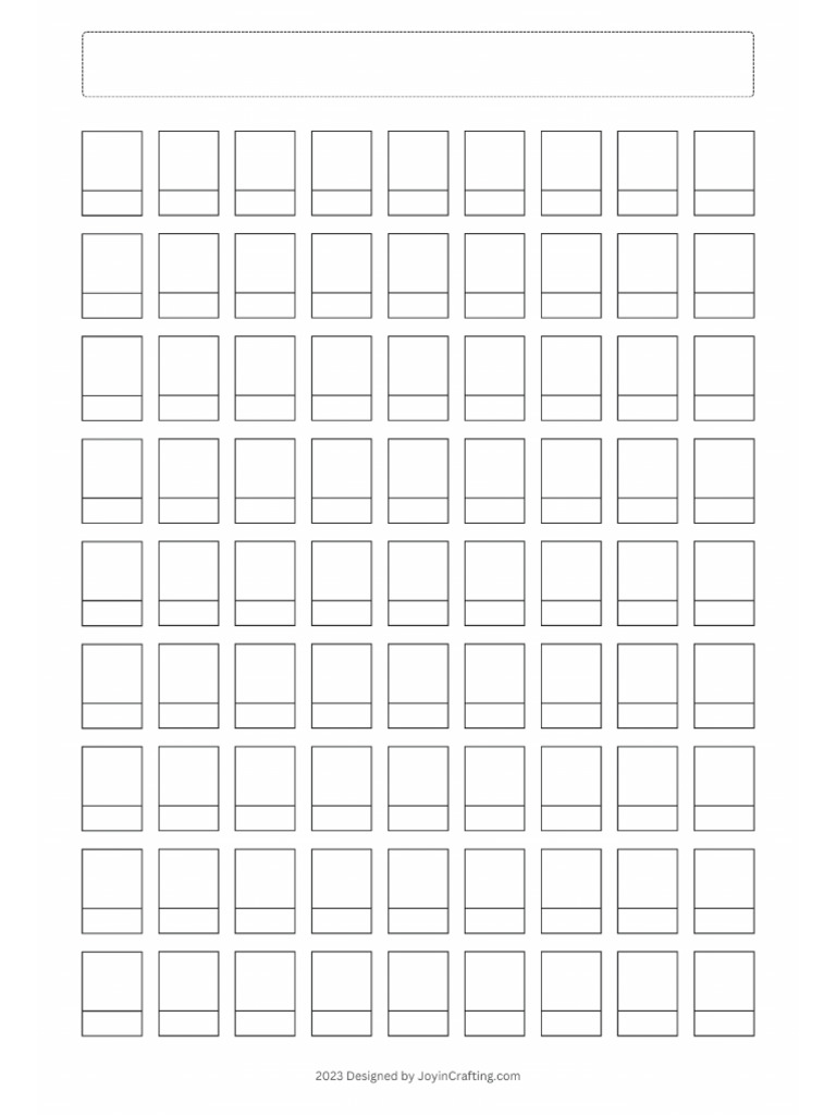 Color Swatch Chart Printable | PDF
