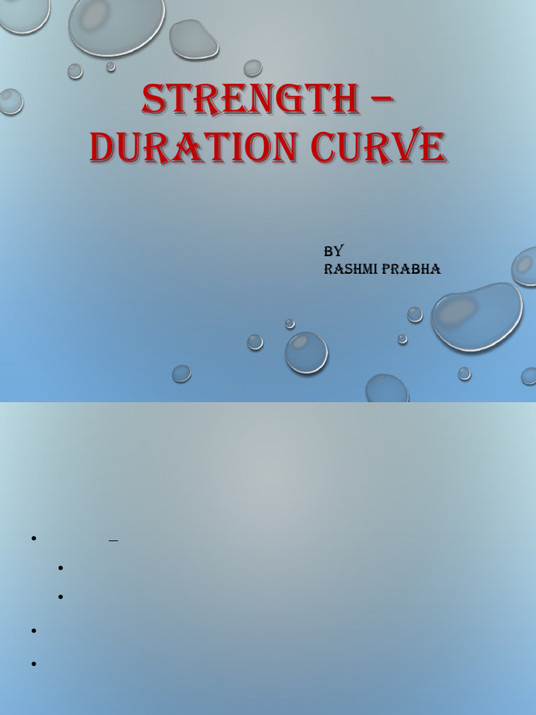 Strength - Duration Curve | PDF | Skeletal Muscle | Neuroscience
