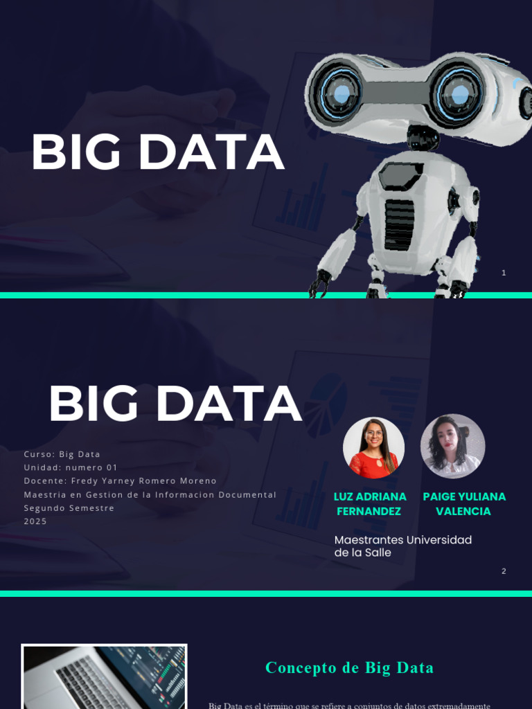 Blue Tosca Modern Bold Data Analysis Presentation | PDF | Big Data | Apache Hadoop