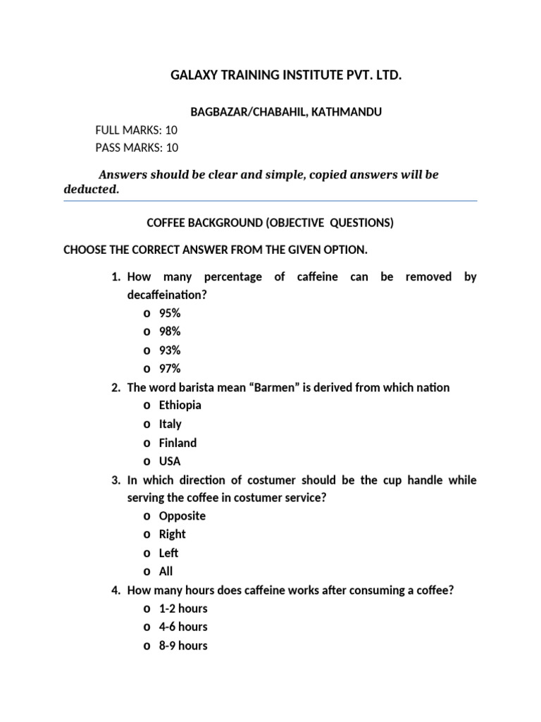 Coffee Background | PDF