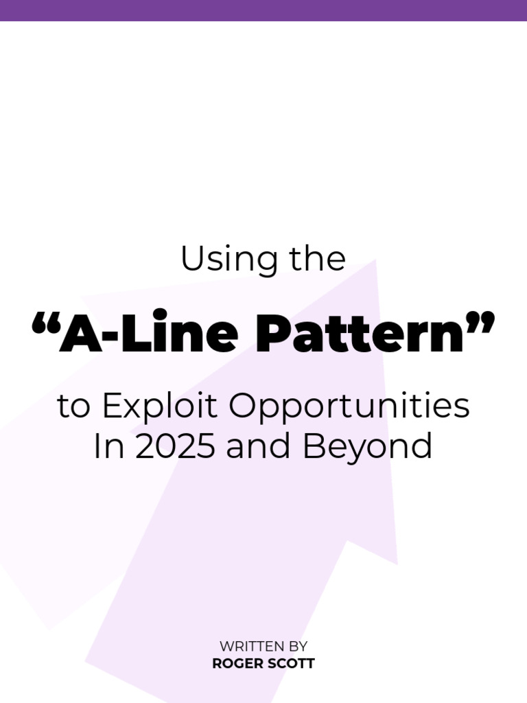 A-Line Trading Strategy for 2025 | PDF | Algorithmic Trading | Market Trend