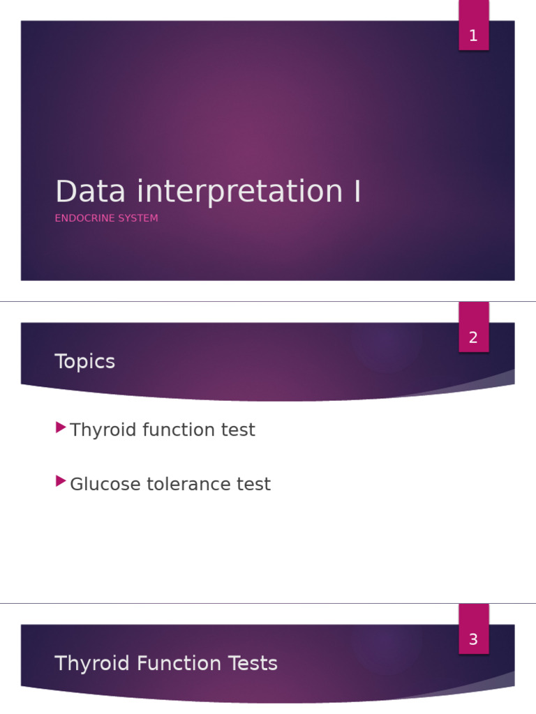 Interpreting Thyroid Function Tests | PDF | Hyperthyroidism ...