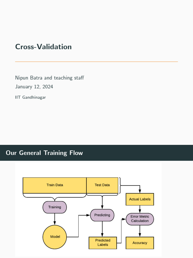 cross-validation | PDF | Cross Validation (Statistics) | Cognitive Science