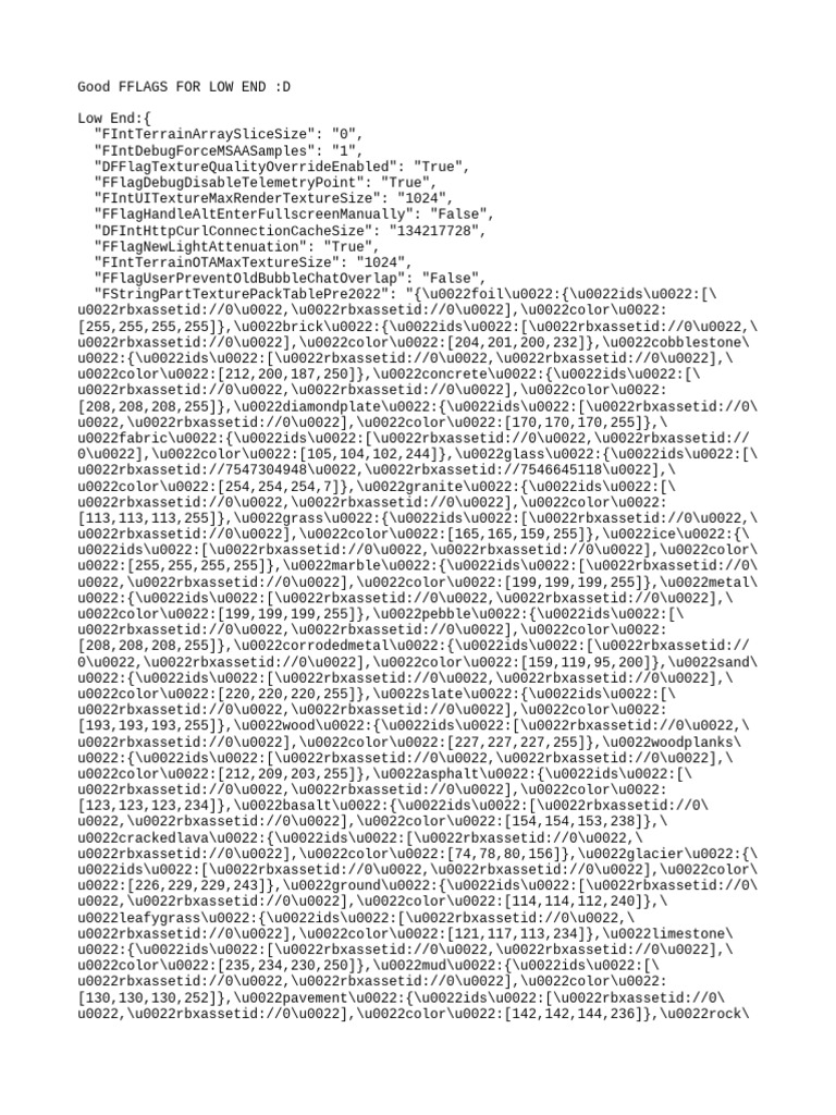 Roblox Bedwars Fflags | PDF