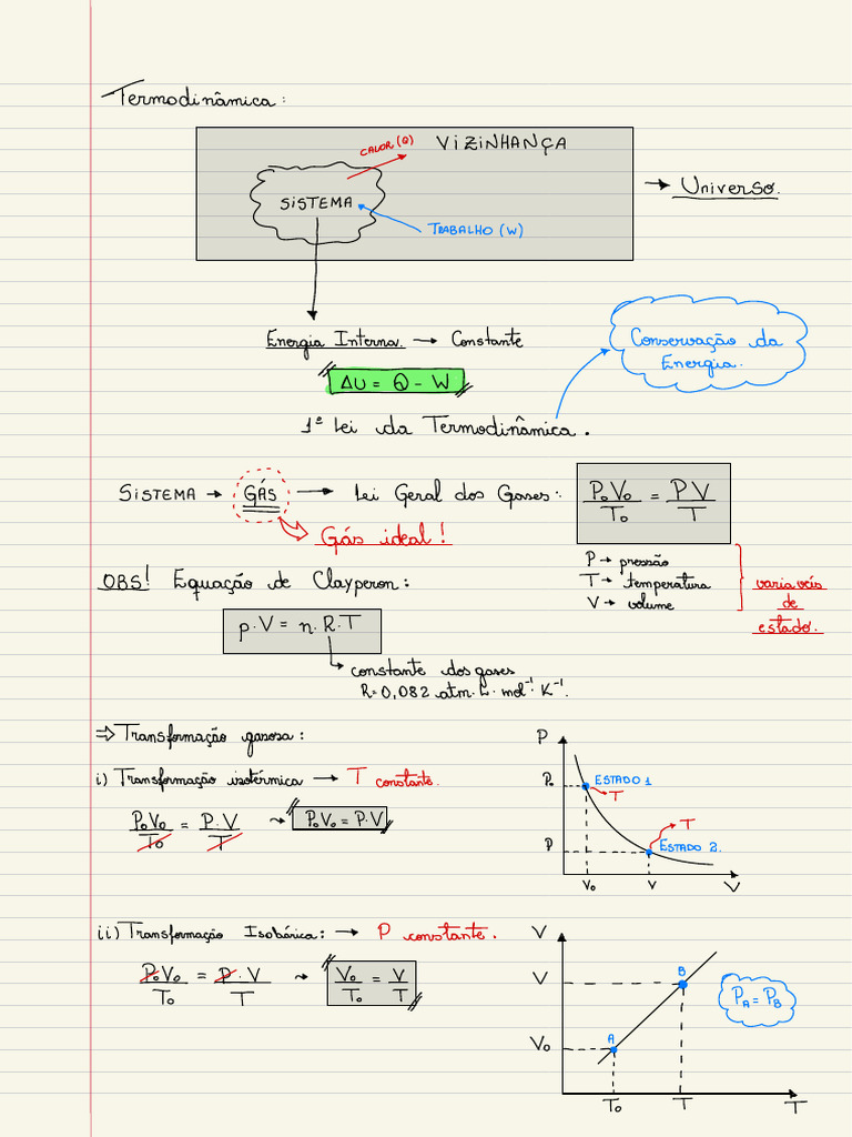 Termodinâmica | PDF | Termodinâmica | Gases