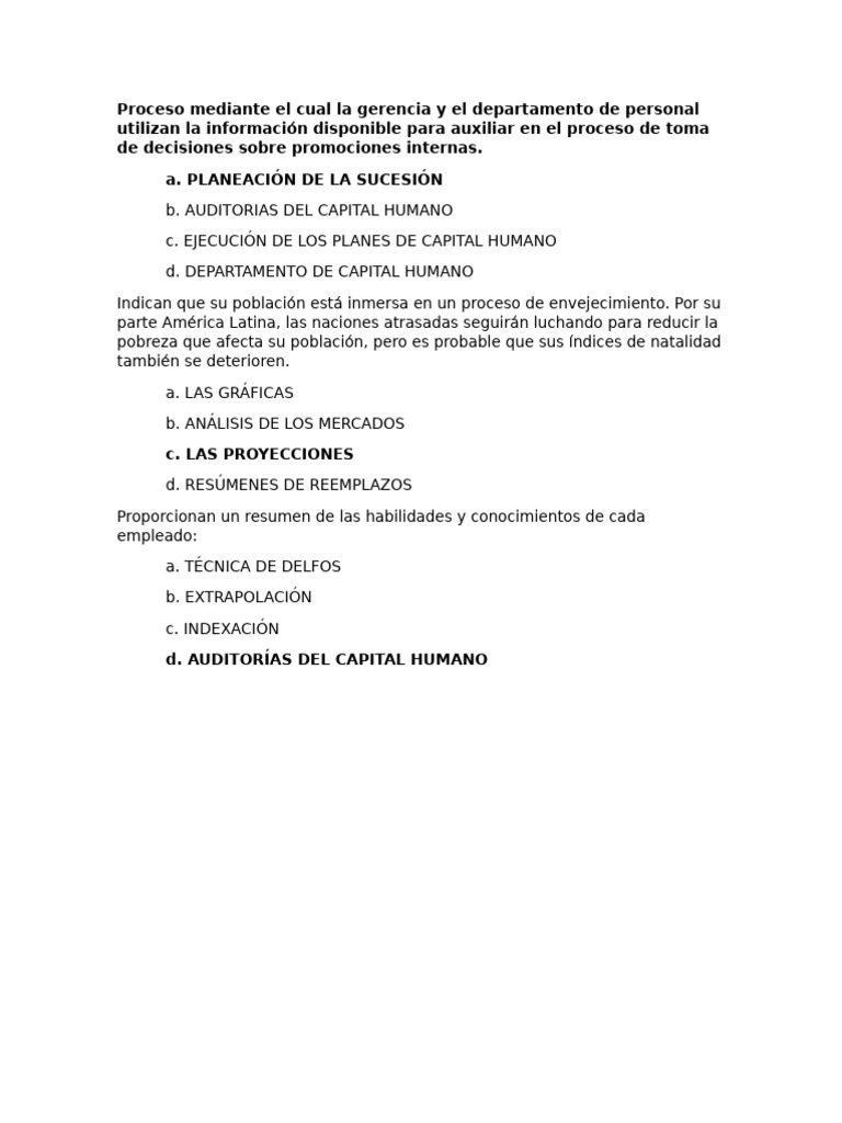 Toma de Decisiones en Promociones Internas | PDF