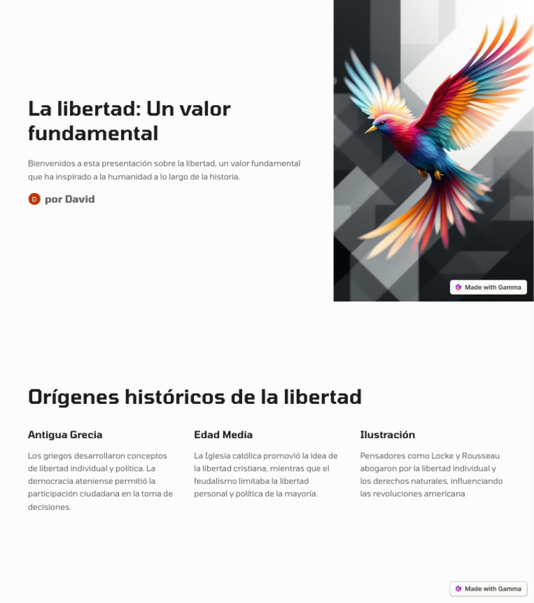 La Libertad Un Valor Fundamental | PDF