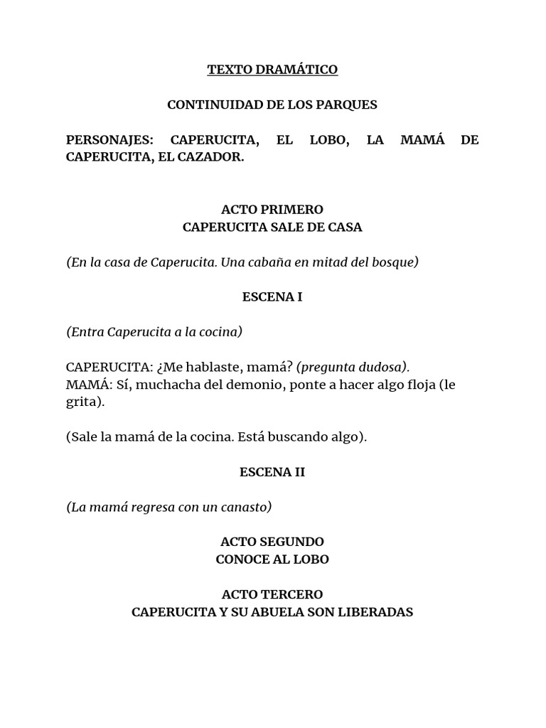Texto Dramático | PDF