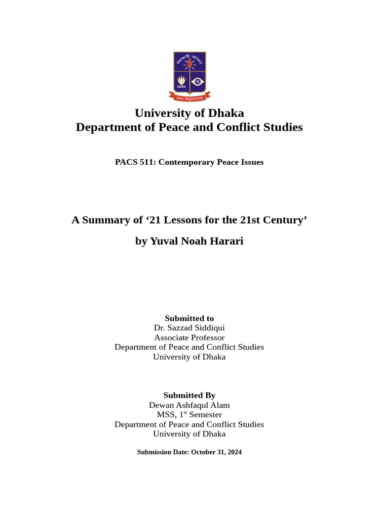 PACS 511 Assignment | PDF | Knowledge | Truth