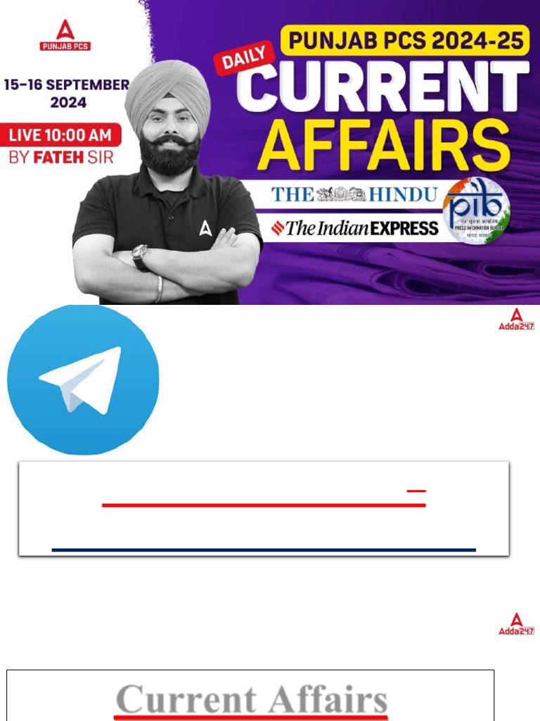 16 Sept. - Current Affairs Daily | PDF