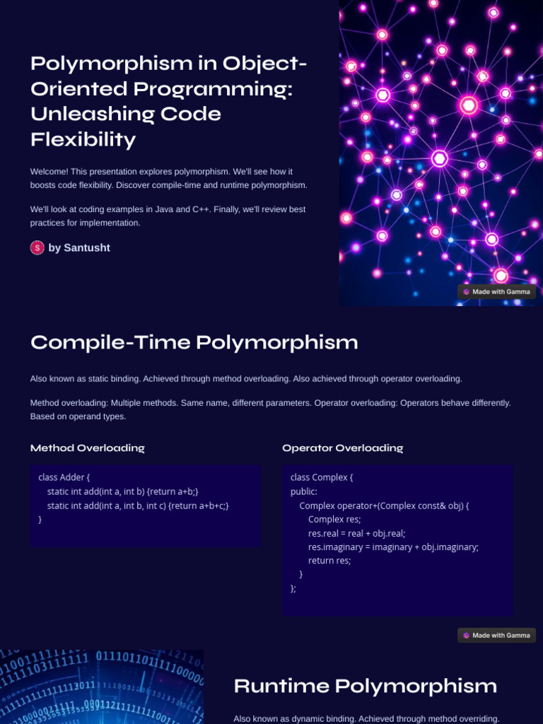 Polymorphism In Object Oriented Programming Unleashing Code Flexibility Pdf Method Computer