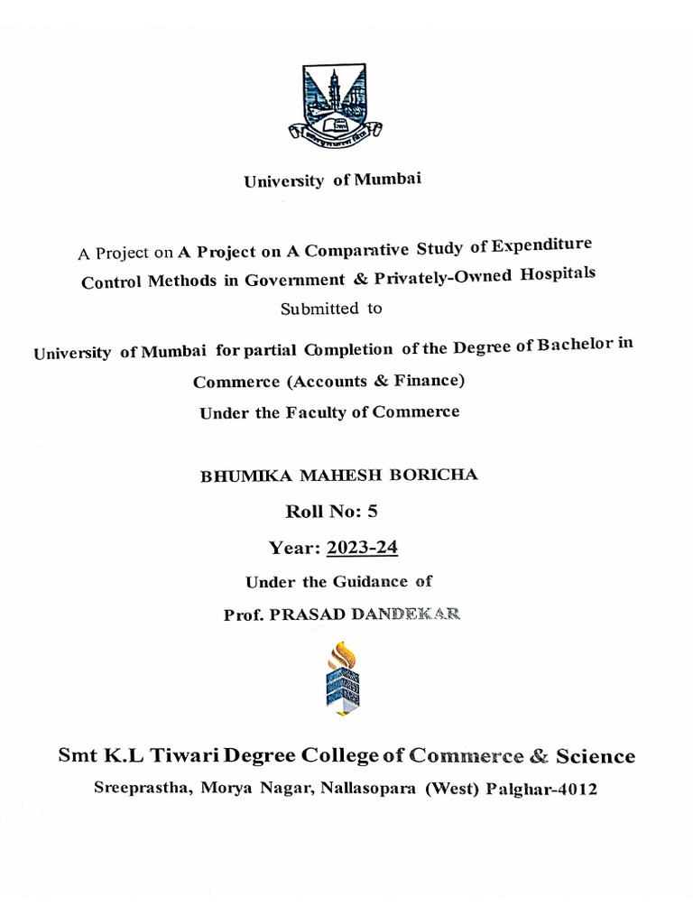 Front Page of Black Book-1 | PDF