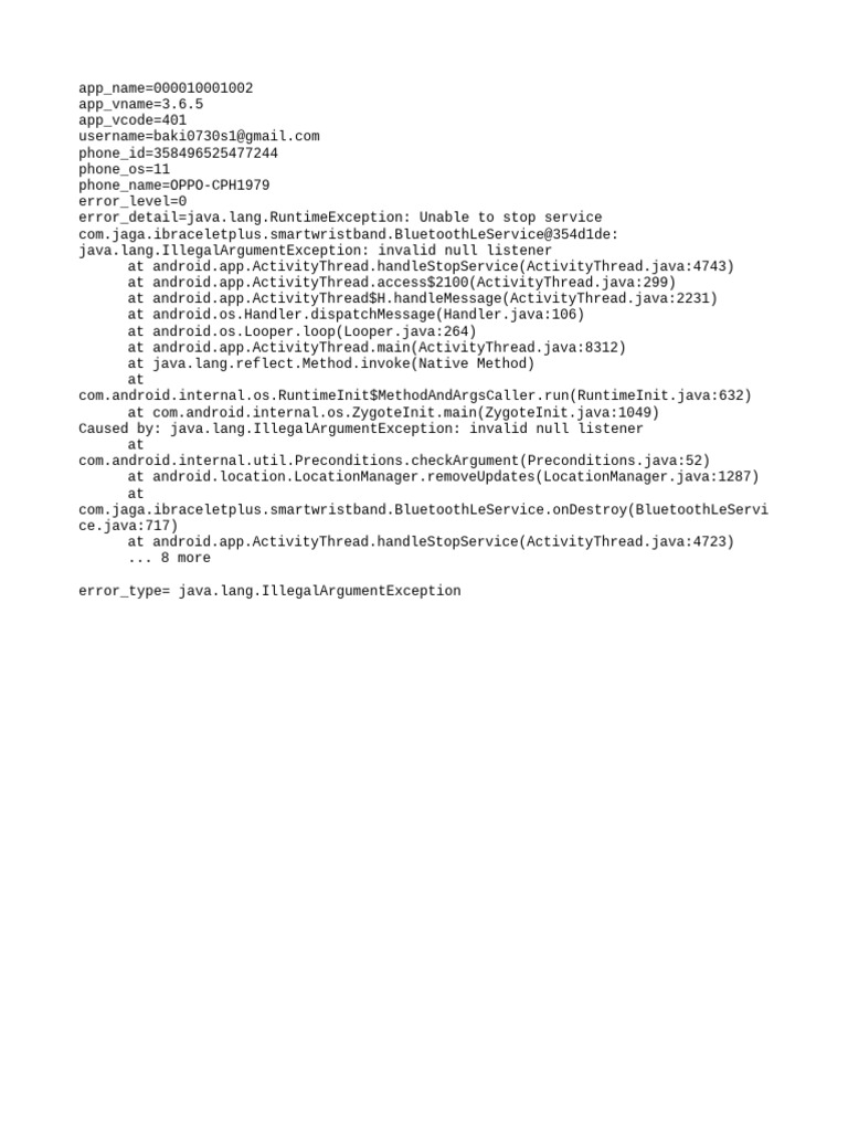 Java IllegalArgumentException Error | PDF