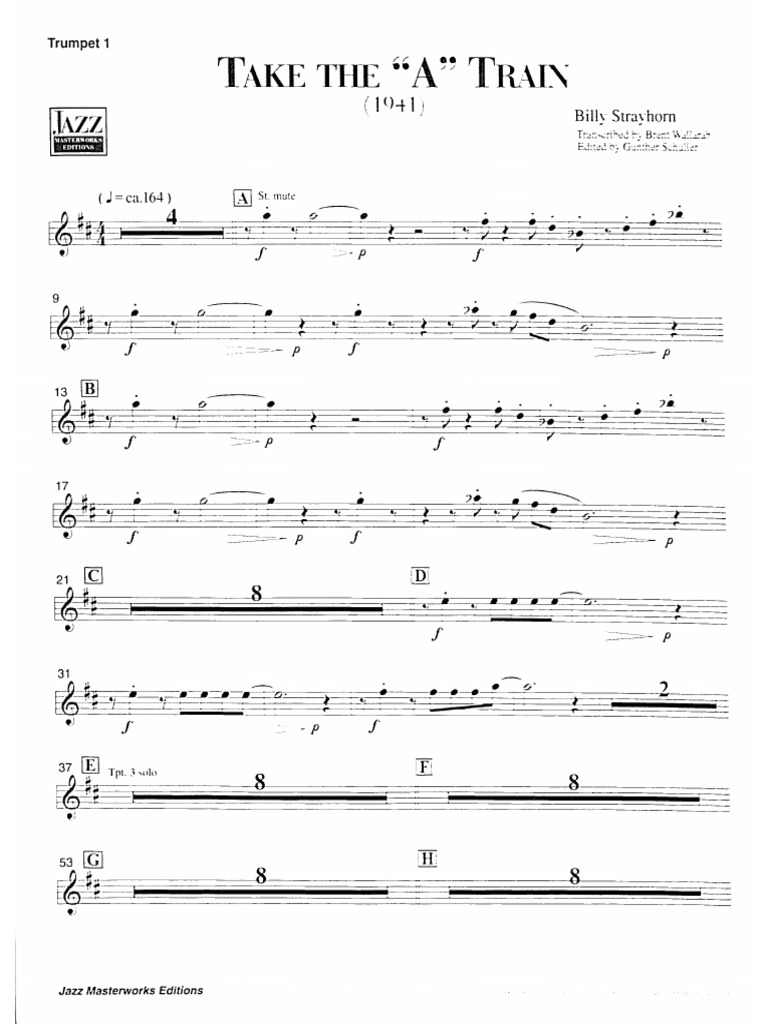 Take The A Train - Trumpet 1 PDF | PDF
