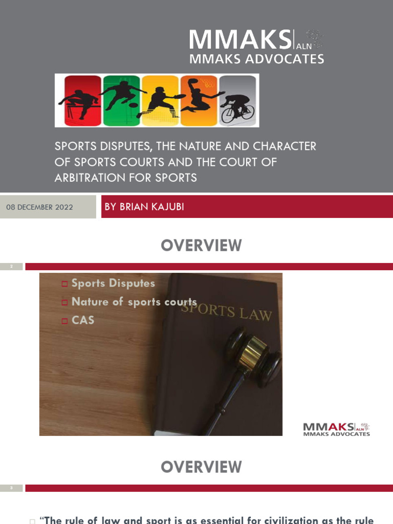 Understanding Sports Disputes and CAS | PDF | Arbitration | Justice