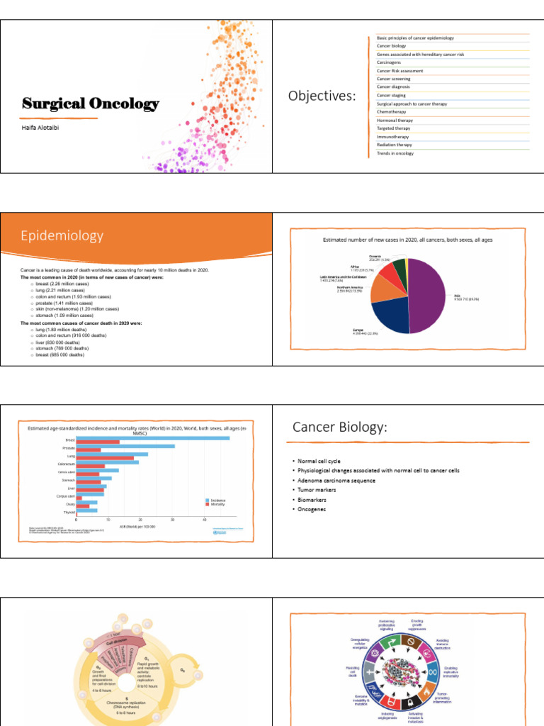 Comprehensive Guide to Cancer Epidemiology | PDF | Cancer | Breast Cancer