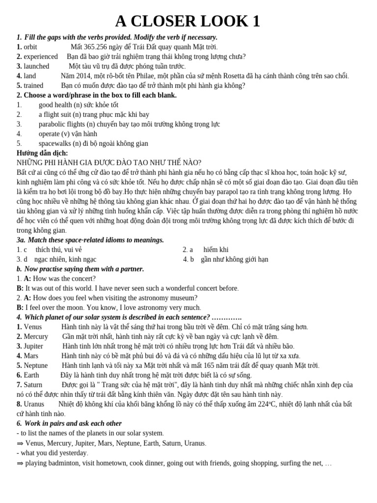A Closer Look 1 | PDF