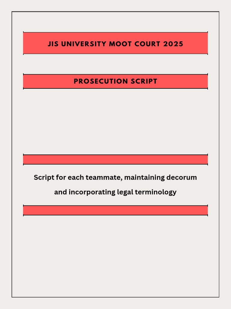 Prosecution Script | PDF | Crimes | Crime & Violence