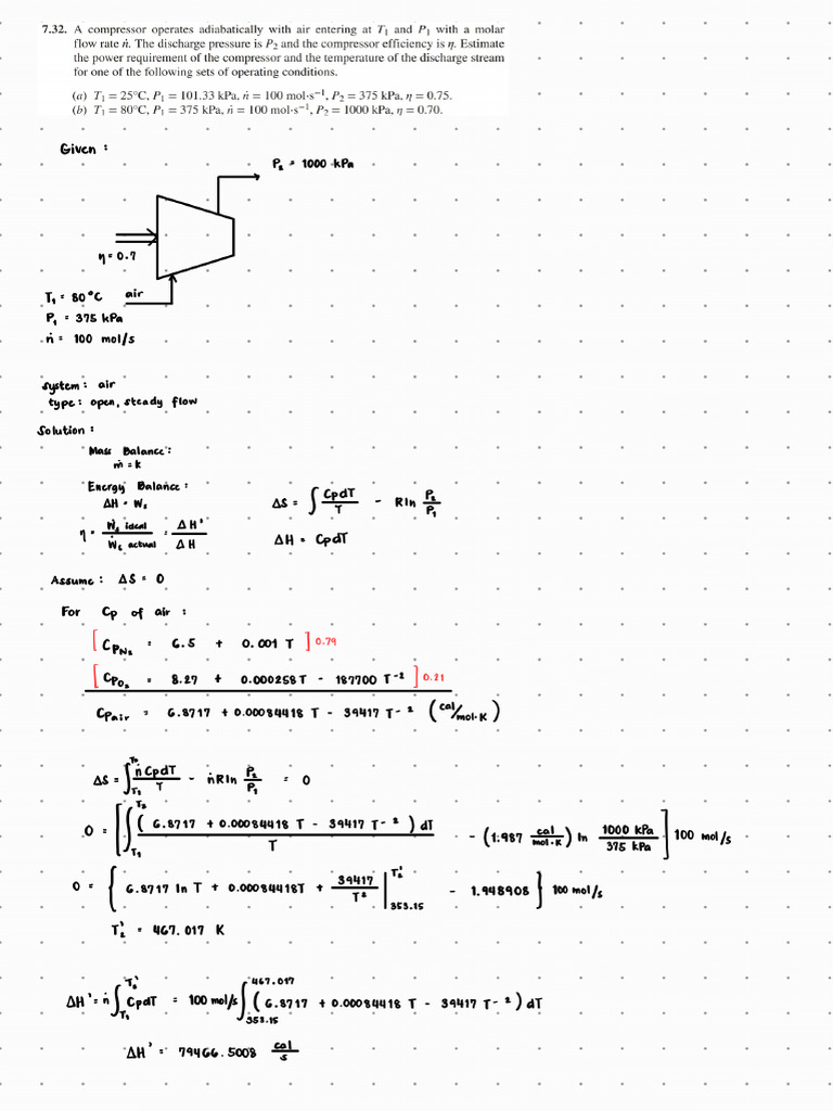 Assignment # 4 (Compressors) | PDF