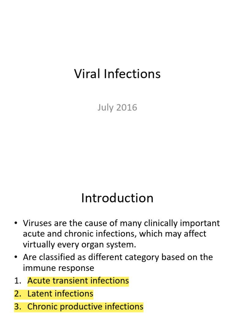 Viral Infections | PDF | Virus | Infection
