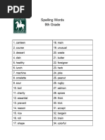 YEAR 9 SPELLING LIST - 120 Words From Past NAPLAN Tests: Colour-Coded ...