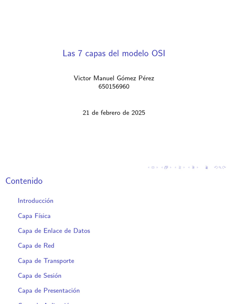 Siete capas del modelo OSI | PDF | Modelo osi | Red de computadoras