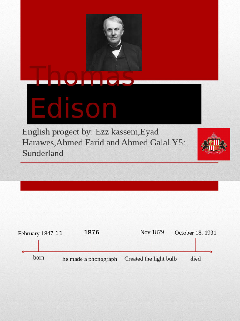Thomas Edison | PDF