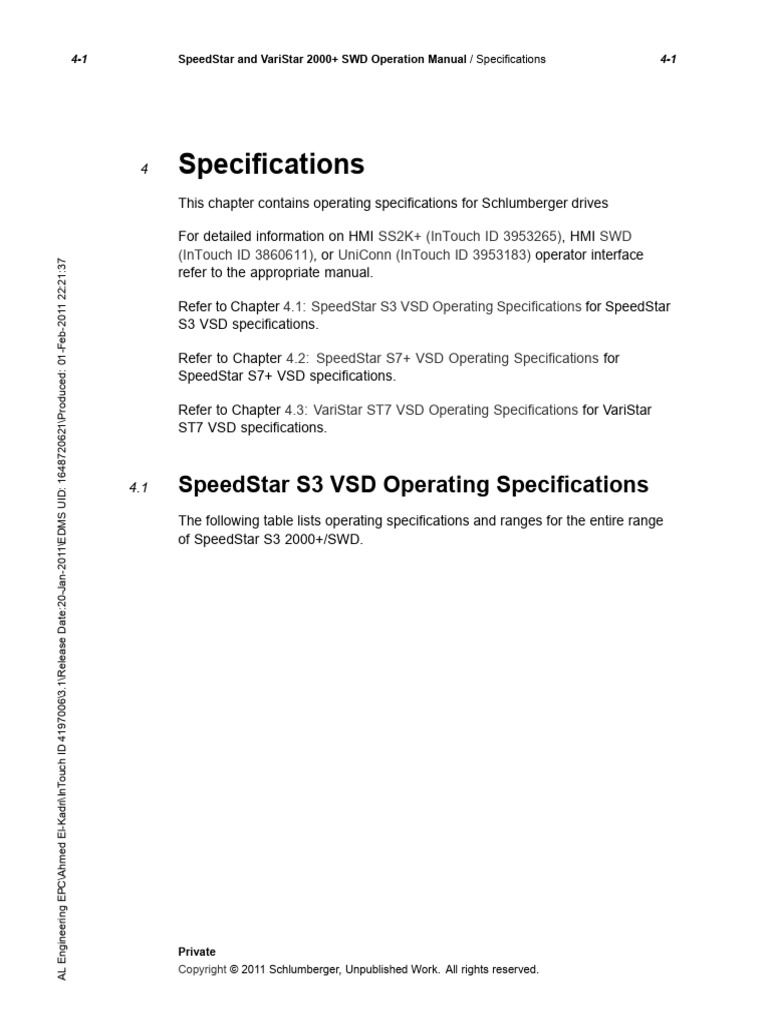 SpeedStar & VariStar 2000+ SWD Specs | PDF | Power Inverter | Electric ...