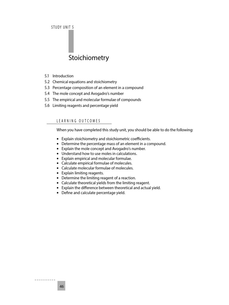 Understanding Stoichiometry Basics | PDF | Stoichiometry | Mole (Unit)