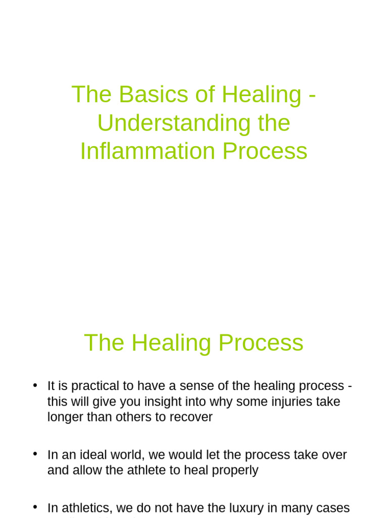 Inflammation Process | PDF | Healing | Inflammation