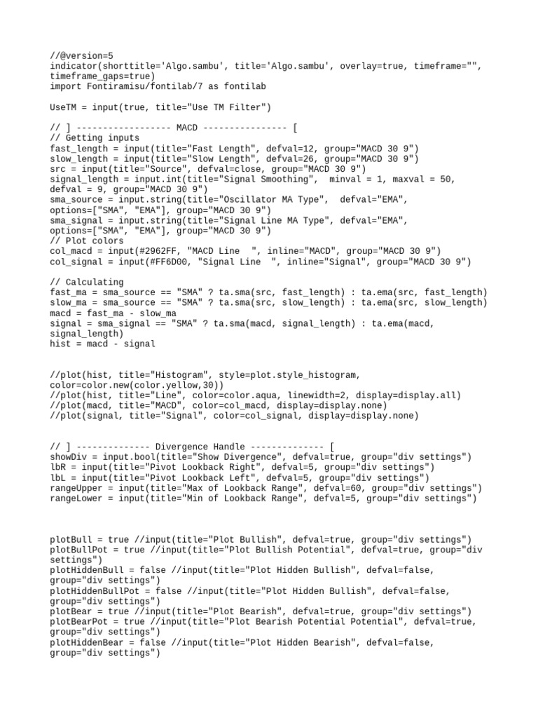 Algo-Indicator-Script-2024-19-04-02-44-23 | PDF | Economic Forecasting ...
