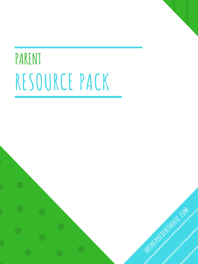 Printable Parent Resource Pack | PDF