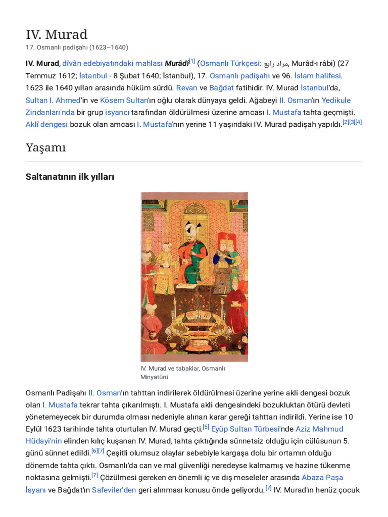 IV. Murad - Vikipedi | PDF