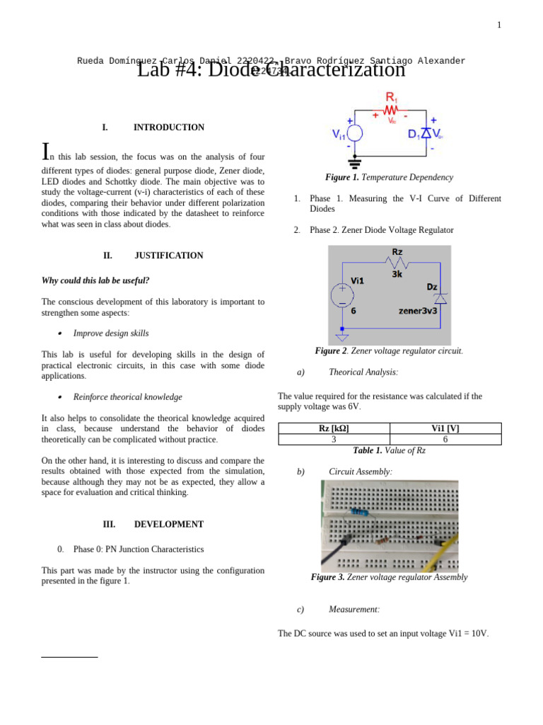 Informe Lab 4 | PDF | Diode | Electromagnetism