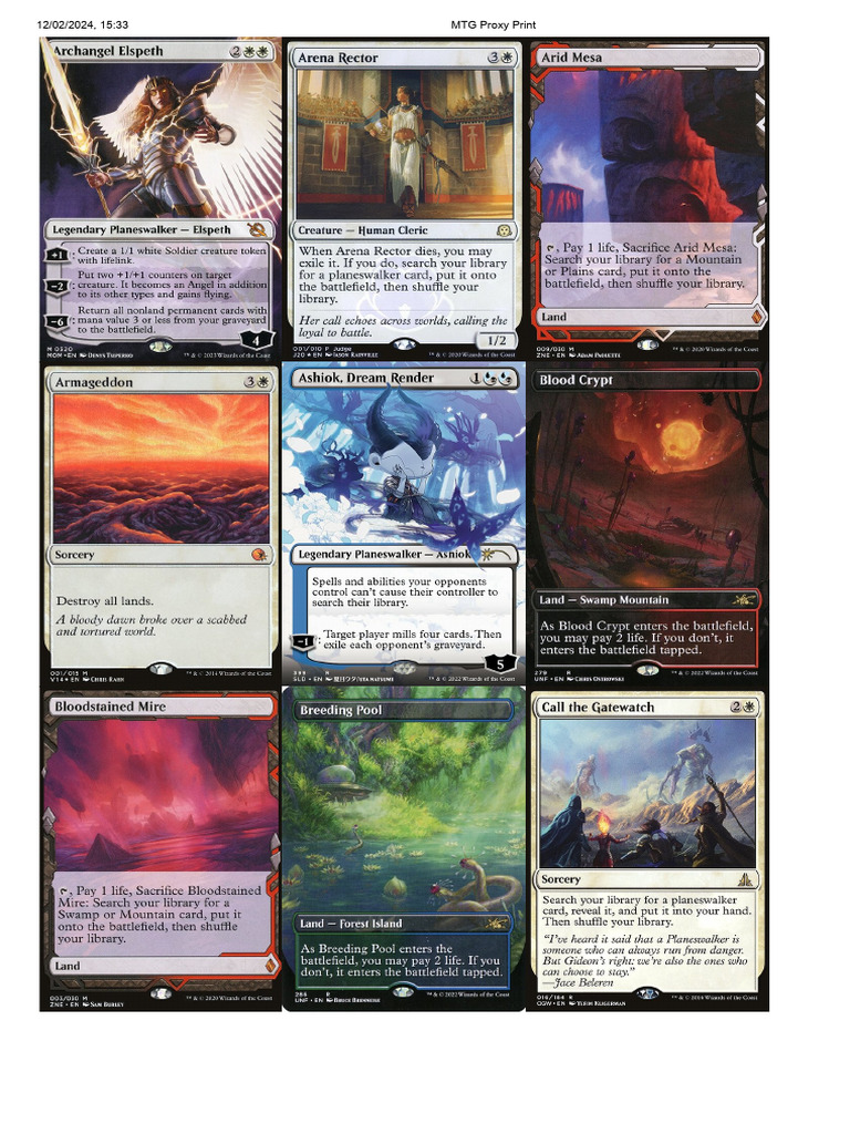 MTG Proxy Print | PDF