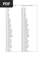Ordinal Numbers 1-31 | PDF