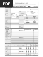 CS Form No. 212 Personal Data Sheet Revised | PDF