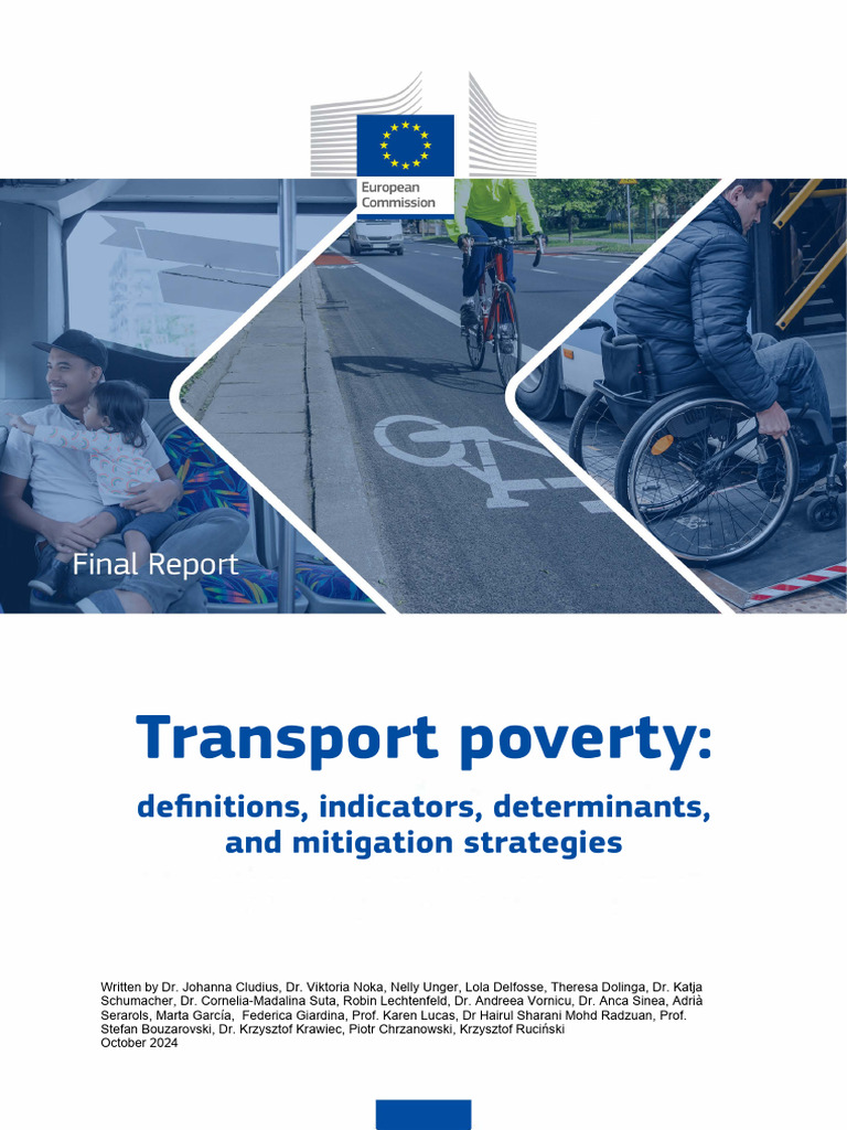 Transport Poverty: EU Insights & Strategies | PDF | Cost Of Living ...