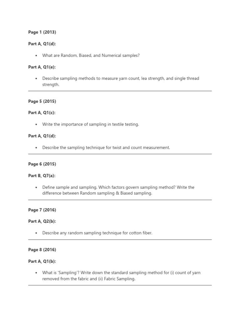 QB Analysis For TTQC - Butex | PDF | Yarn | Textiles