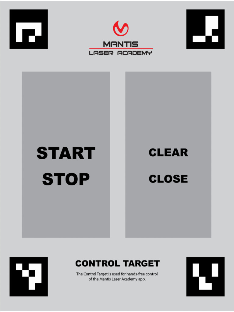 Mantis Laser Academy Targets | PDF