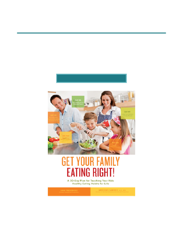 30-Day Healthy Eating Plan for Kids | PDF