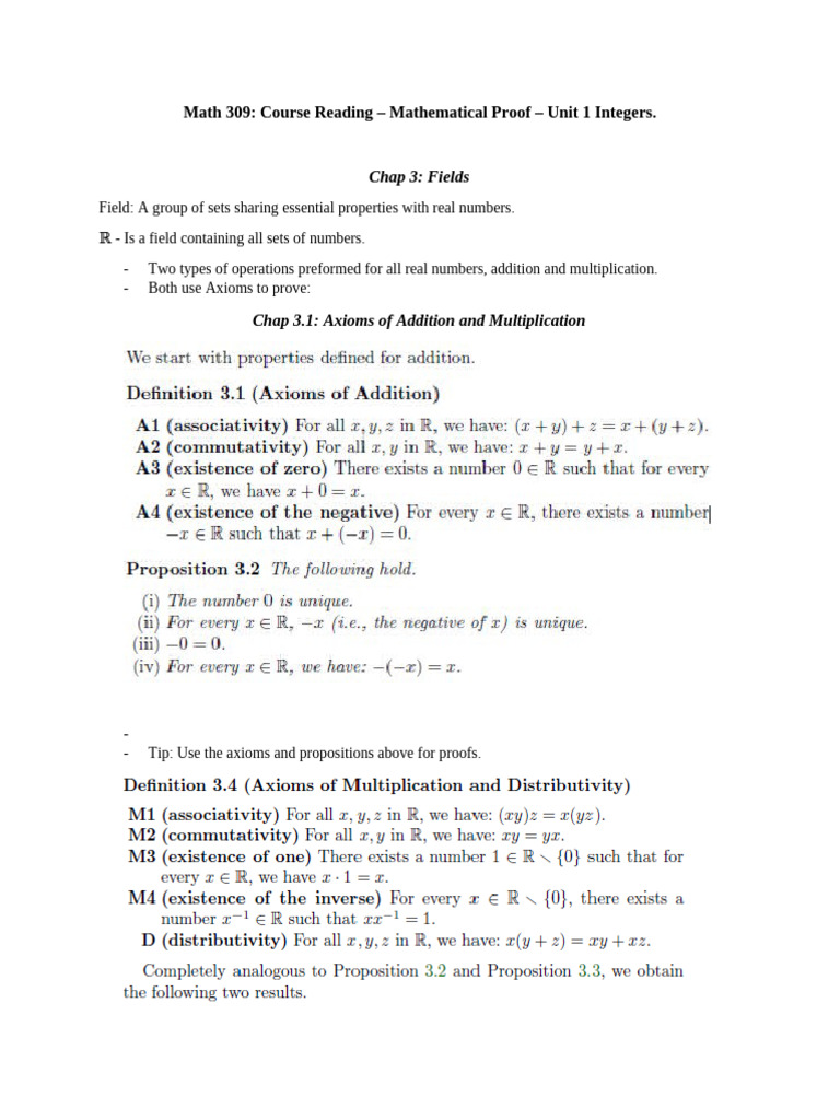 Math 309 | PDF