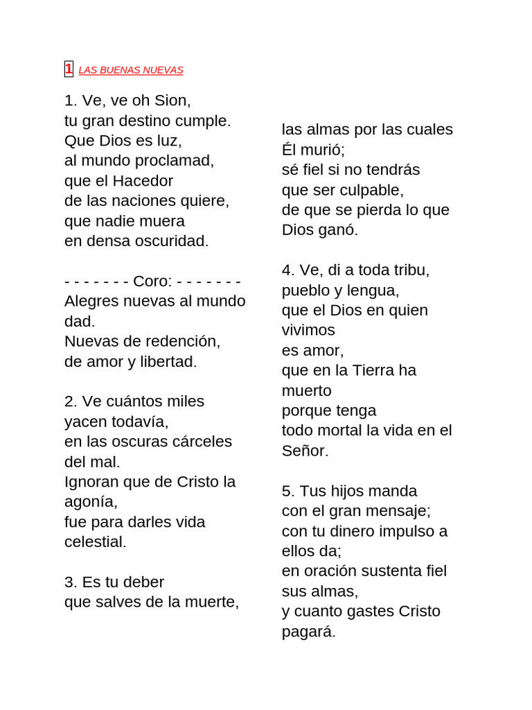 himno 1 | PDF