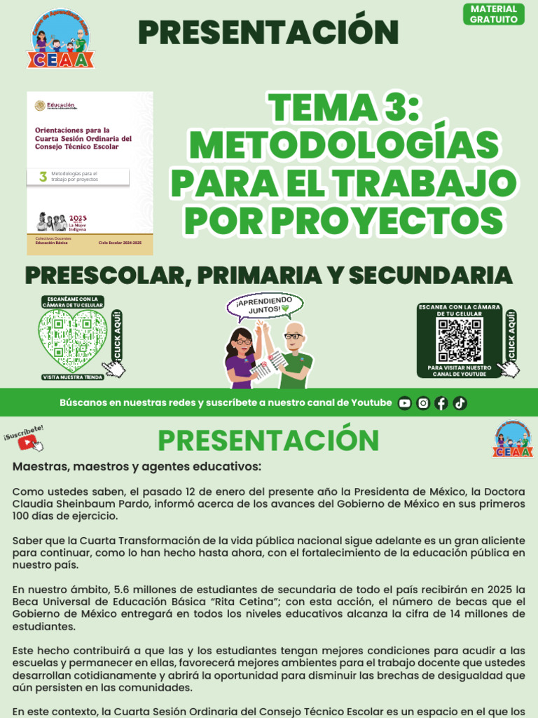 Presentacion Tema 3 | PDF | Enseñando | Maestros